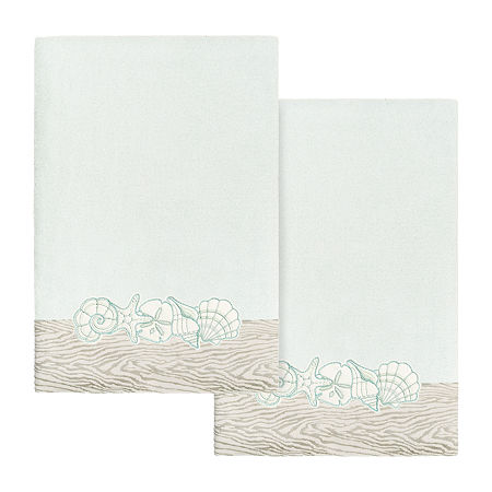 Click here for Linum Home Textiles Shell Row 2-pc. Embellished Ba... prices