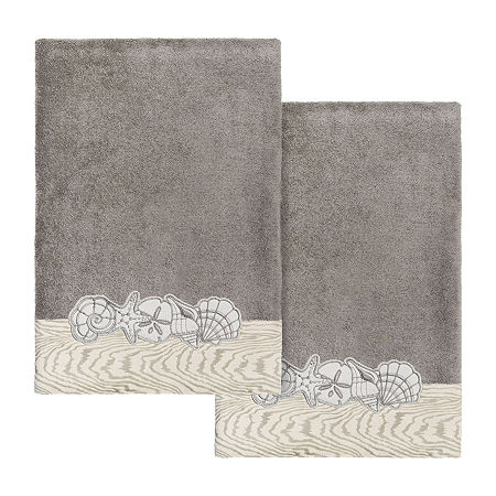 Click here for Linum Home Textiles Shell Row 2-pc. Embellished Ba... prices