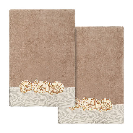 Click here for Linum Home Textiles Shell Row 2-pc. Embellished Ba... prices