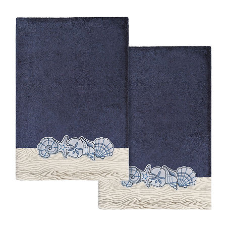 Click here for Linum Home Textiles Shell Row 2-pc. Embellished Ba... prices