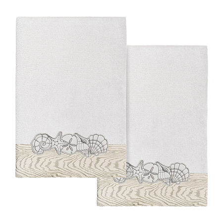 Click here for Linum Home Textiles Shell Row 2-pc. Embellished Ba... prices