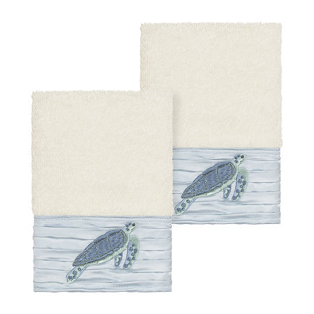 Click here for Linum Home Textiles Mia 2-pc. Embellished Washclot... prices