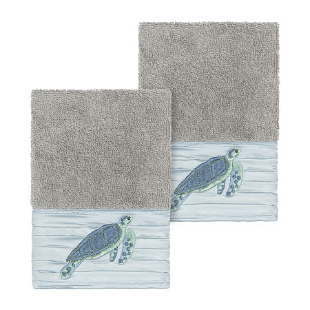 Click here for Linum Home Textiles Mia 2-pc. Embellished Washclot... prices