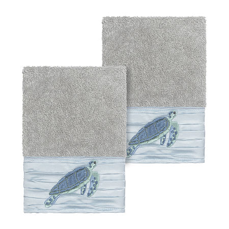 Click here for Linum Home Textiles Mia 2-pc. Embellished Washclot... prices