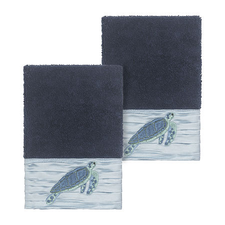 Click here for Linum Home Textiles Mia 2-pc. Embellished Washclot... prices