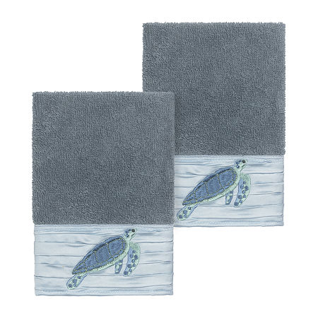 Click here for Linum Home Textiles Mia 2-pc. Embellished Washclot... prices