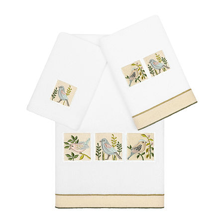 Click here for Linum Home Turkish Cotton Belinda Embellished 3-Pc... prices