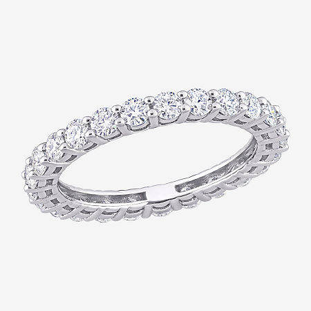Click here for Womens 2.5MM 1 1/2 CT. T.W. Lab Created White Mois... prices