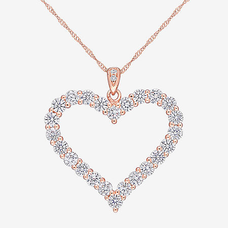 Click here for Womens Lab Created White Moissanite 18K Rose Gold... prices