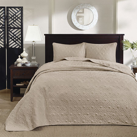 Click here for Madison Park Quebec Quilted 3-Pc. Bedspread Set  K... prices