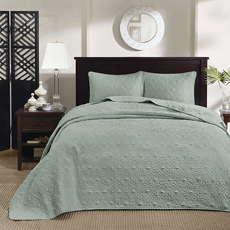 Madison Park Quebec Quilted 2-Pc. Bedspread Set  Twin - Seafoam