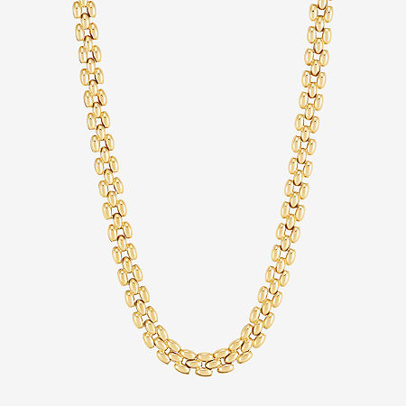 Click here for Womens 14K Gold 18 Inch Link Necklace  One Size prices