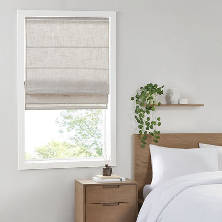 Click here for Linen Blend Light Filtering Cordless Roman Shade -... prices