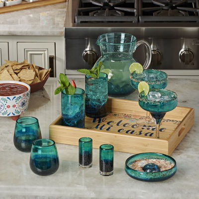 Mesa Mia Chapala Blue Ombre Serving Pitcher, Color: Cielo - JCPenney