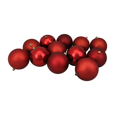 Click here for 12ct Red Shatterproof 4-Finish Christmas Ball Orna... prices