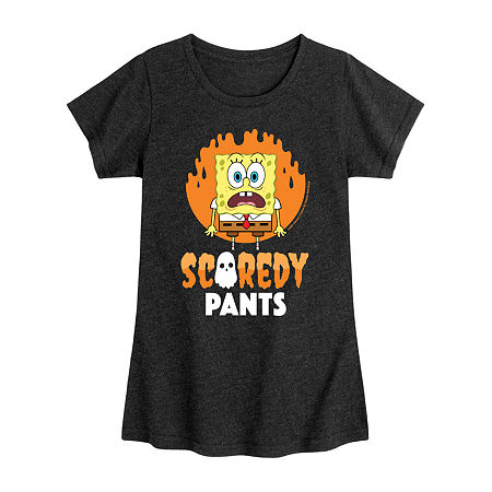 Click here for Scaredy Pants Big Kid Girls Crew Neck Short Sleeve... prices