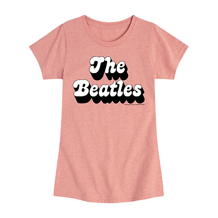 Click here for Big Kid Girls Crew Neck Short Sleeve The Beatles T... prices