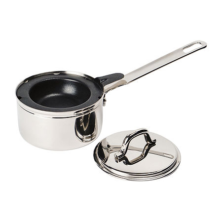 Rsvp International Endurance Stainless Steel Glass Single Egg Poacher Set - Gray