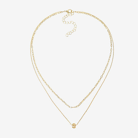 Click here for Silver Treasures Delicates Initial Womens 14K Gold... prices