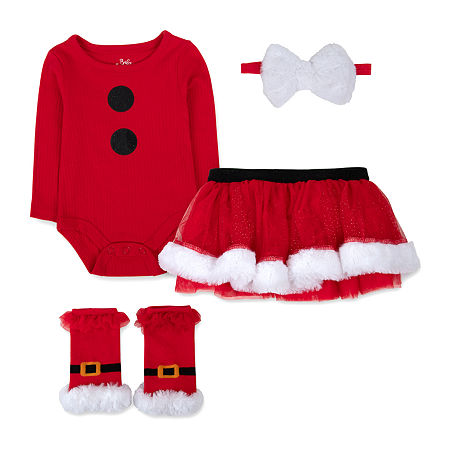 Click here for Baby Essentials Santa Tutu Baby Girls 4-pc. Baby C... prices