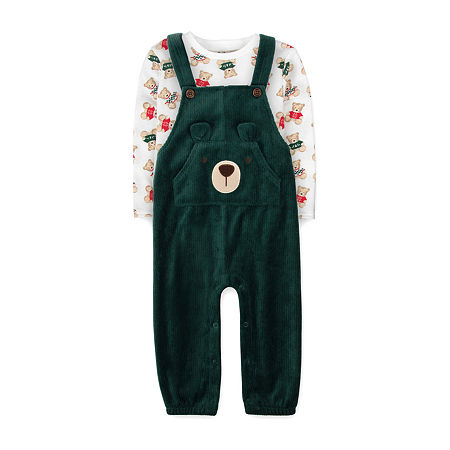 Click here for Baby Essentials Bear Baby Boys 2-pc. Overall Set... prices