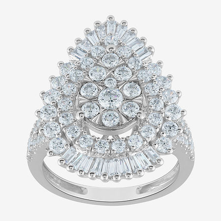 Click here for (G / Si2) Womens 21.5MM Lab Grown Diamond 14K Whit... prices