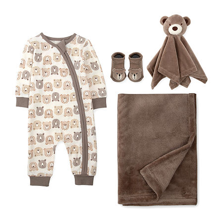 Click here for Baby Essentials Baby Boys 4-pc. Baby Clothing Set... prices