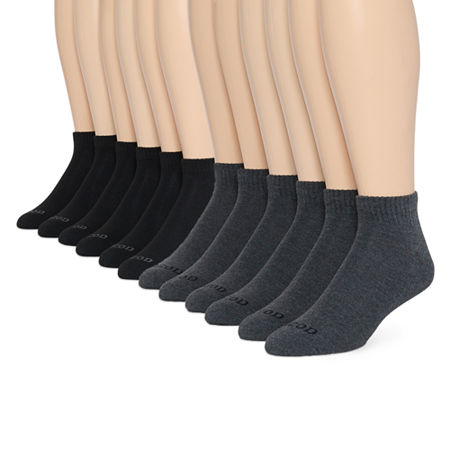 Click here for IZOD Athletic Mens 12 Pair Quarter Ankle Socks  10... prices