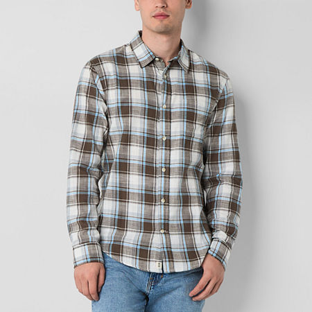 Click here for mutual weave Brushed Slub Mens Long Sleeve Regular... prices
