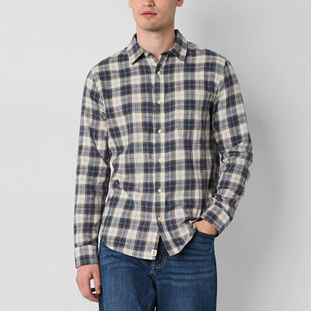 Click here for mutual weave Brushed Slub Mens Long Sleeve Regular... prices