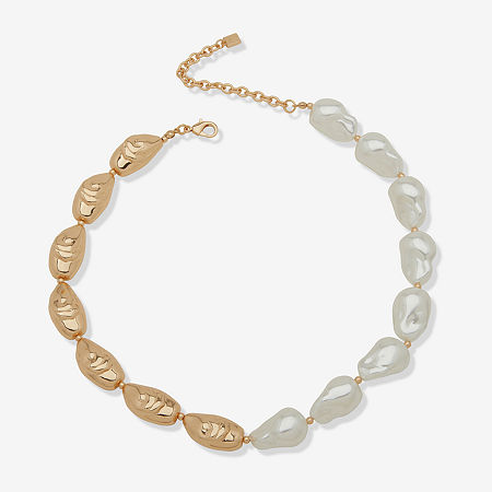 Click here for Worthington Gold Tone Womens 17 Inch Collar Neckla... prices
