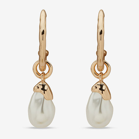 Click here for Worthington Gold Tone Womens Simulated Pearl 44.9m... prices