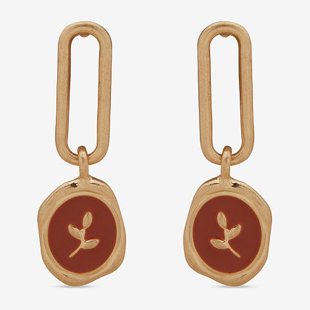 Click here for a.n.a Gold Tone Womens Drop Earrings  One Size  Mu... prices