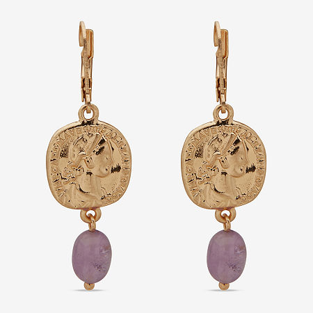 Click here for a.n.a Gold Tone Womens Drop Earrings  One Size  Pu... prices