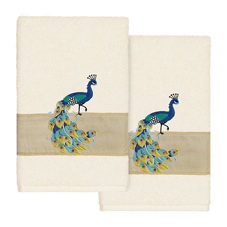 Click here for Linum Home Turkish Cotton Penelope Embellished 2-P... prices