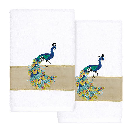 Click here for Linum Home Turkish Cotton Penelope Embellished 2-P... prices