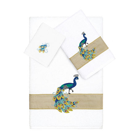 Click here for Linum Home Turkish Cotton Penelope Embellished 3-P... prices