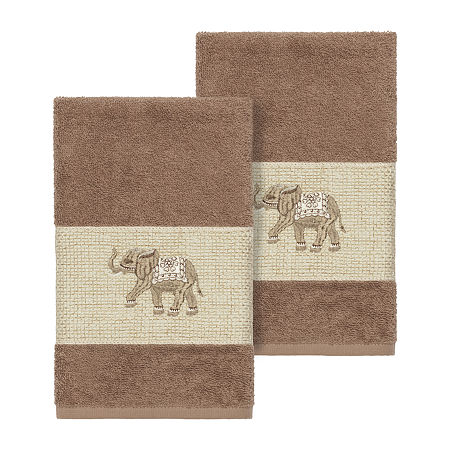 Click here for Linum Home Textiles Quinn 2-pc. Embellished Hand T... prices