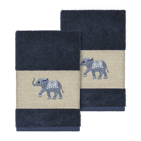 Click here for Linum Home Textiles Quinn 2-pc. Embellished Hand T... prices