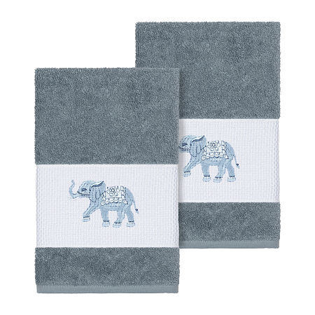 Click here for Linum Home Textiles Quinn 2-pc. Embellished Hand T... prices