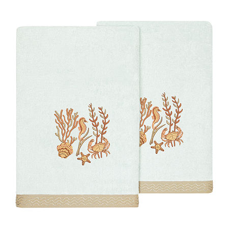 Click here for Linum Home Turkish Cotton Aaron Embellished 2-Pc.... prices