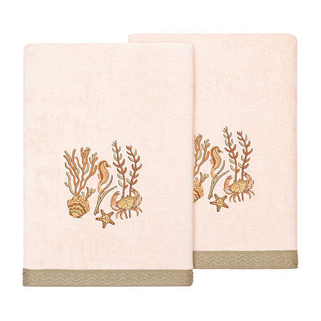Click here for Linum Home Turkish Cotton Aaron Embellished 2-Pc.... prices