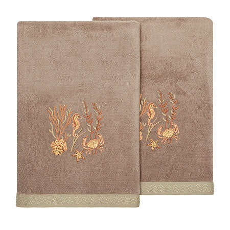 Click here for Linum Home Turkish Cotton Aaron Embellished 2-Pc.... prices
