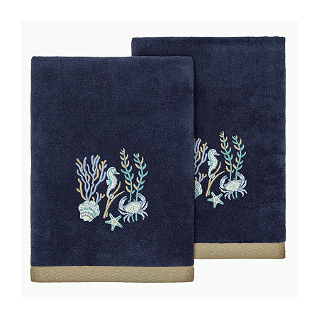 Click here for Linum Home Turkish Cotton Aaron Embellished 2-Pc.... prices