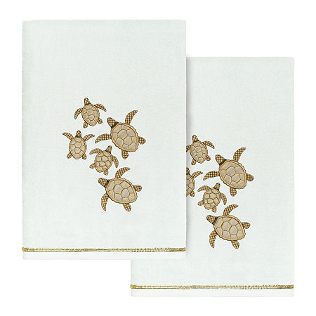 Click here for Linum Home Textiles Tortuga 2-pc. Embellished Anim... prices