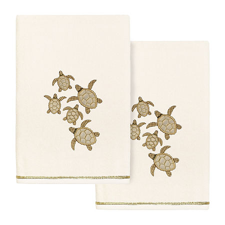 Click here for Linum Home Textiles Tortuga 2-pc. Embellished Anim... prices