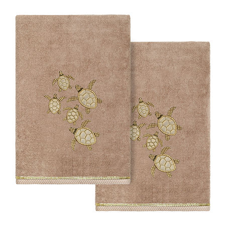 Click here for Linum Home Textiles Tortuga 2-pc. Embellished Anim... prices