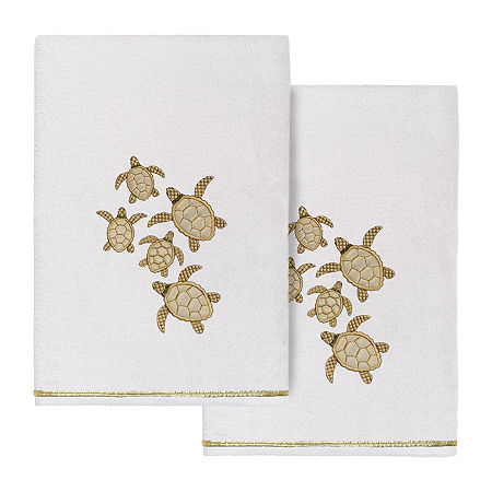 Click here for Linum Home Textiles Tortuga 2-pc. Embellished Anim... prices