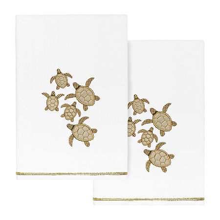 Click here for Linum Home Textiles Tortuga 2-pc. Embellished Anim... prices