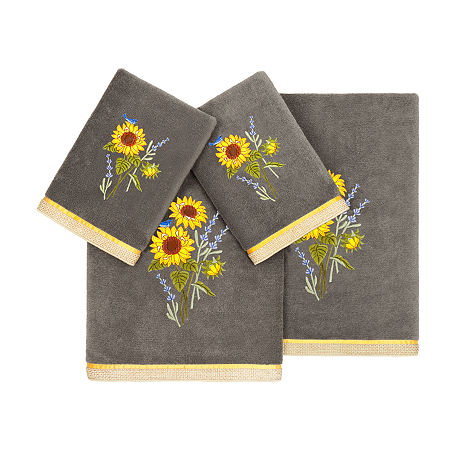 Click here for Linum Home Turkish Cotton Girasol Embellished 4-Pc... prices